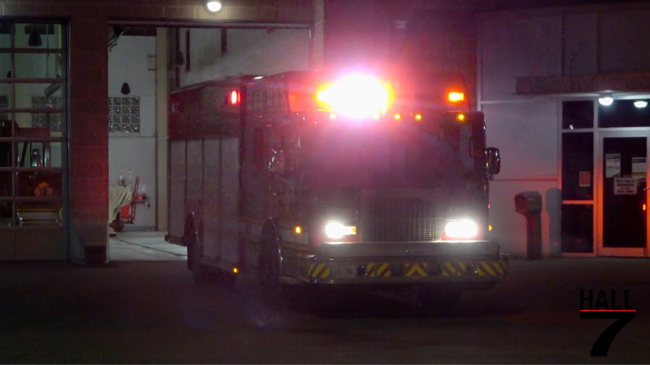 London Fire Department - Rescue 2 & London Police Responding - YouTube