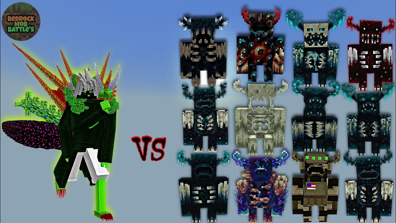 Toxin of Undead Phantom vs Warden Plus | Minecraft Bedrock | Mob Battle ...