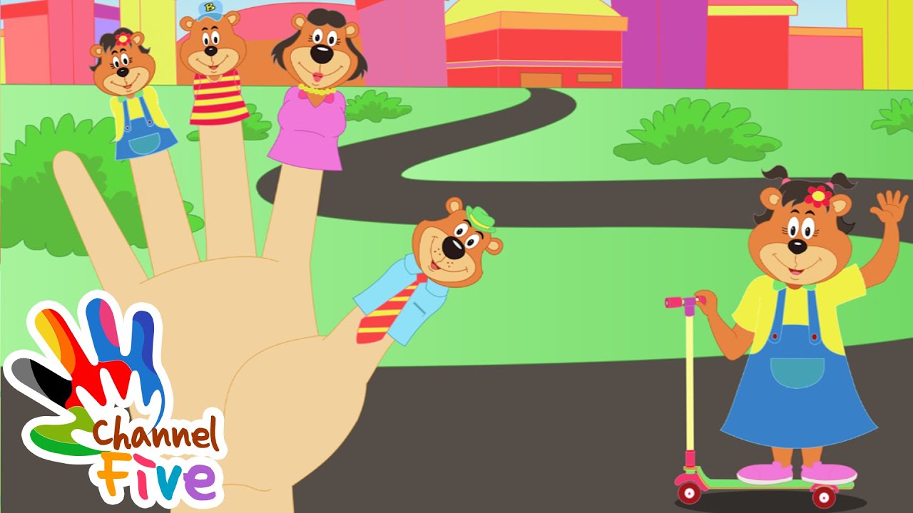 TEDDY BEAR Finger Family | Channel Five - YouTube