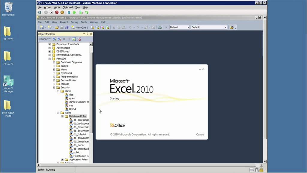 05 - Administering Microsoft SQL Server 2012 - Implement Security - YouTube