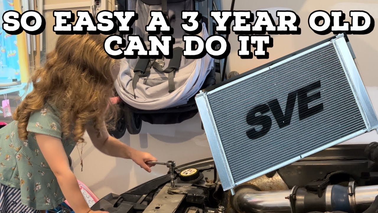 1994-2004 MUSTANG GT RADIATOR UPGRADE! New Edge Drift Car! - YouTube