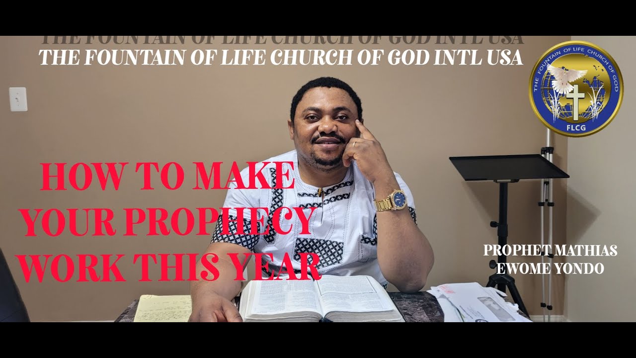 HOW TO MAKE YOUR PROPHECY A REALITY THIS YEAR - YouTube