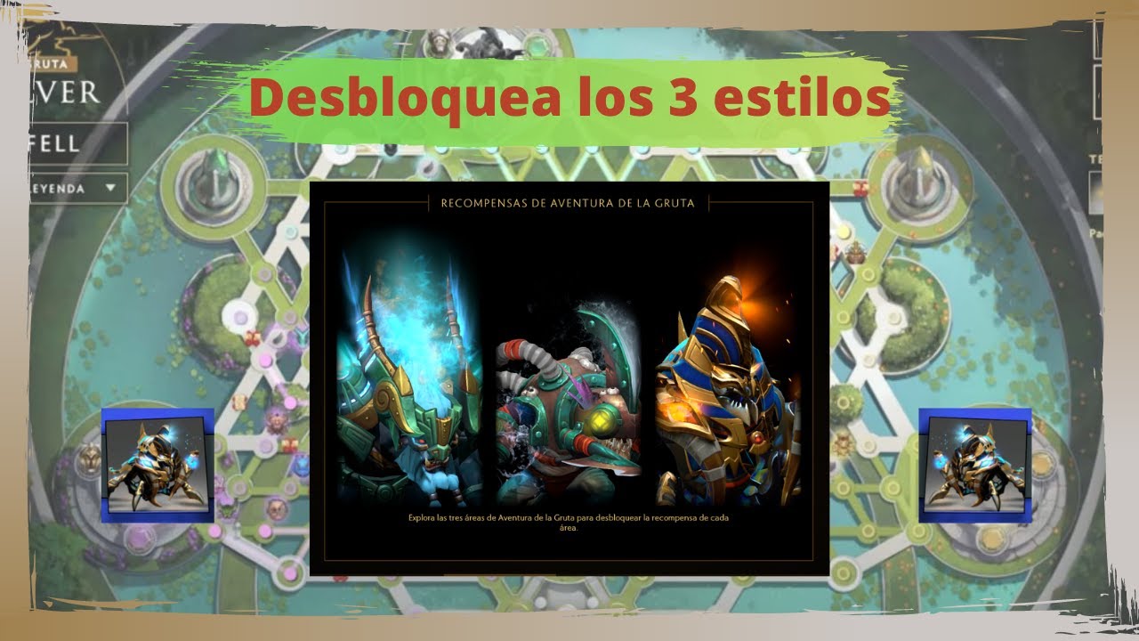 DOTA2| Desbloquea los 3 estilos de la gruta - YouTube