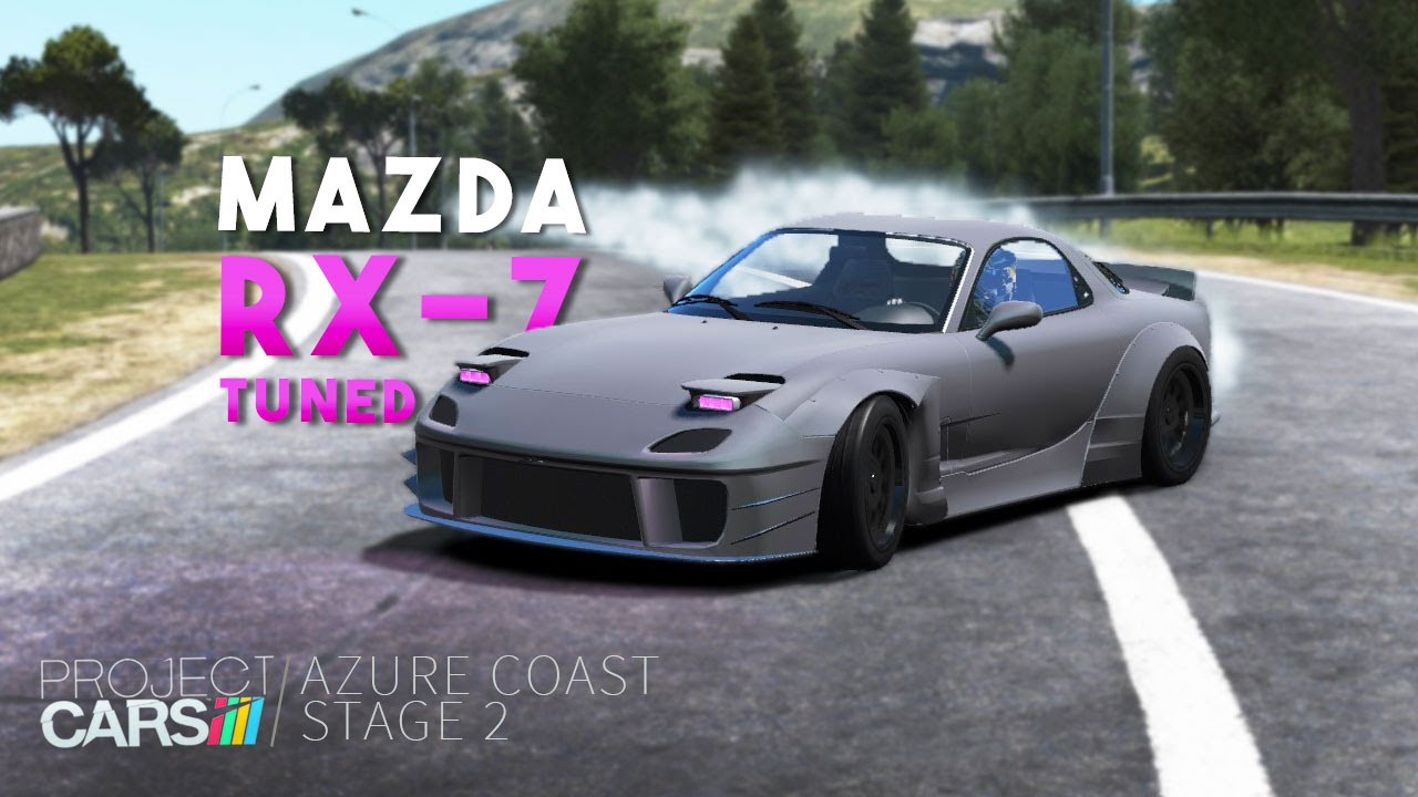 Project CARS - Mazda RX-7 Tuner Stage 3: Azure Coast | Logitech G29 ...