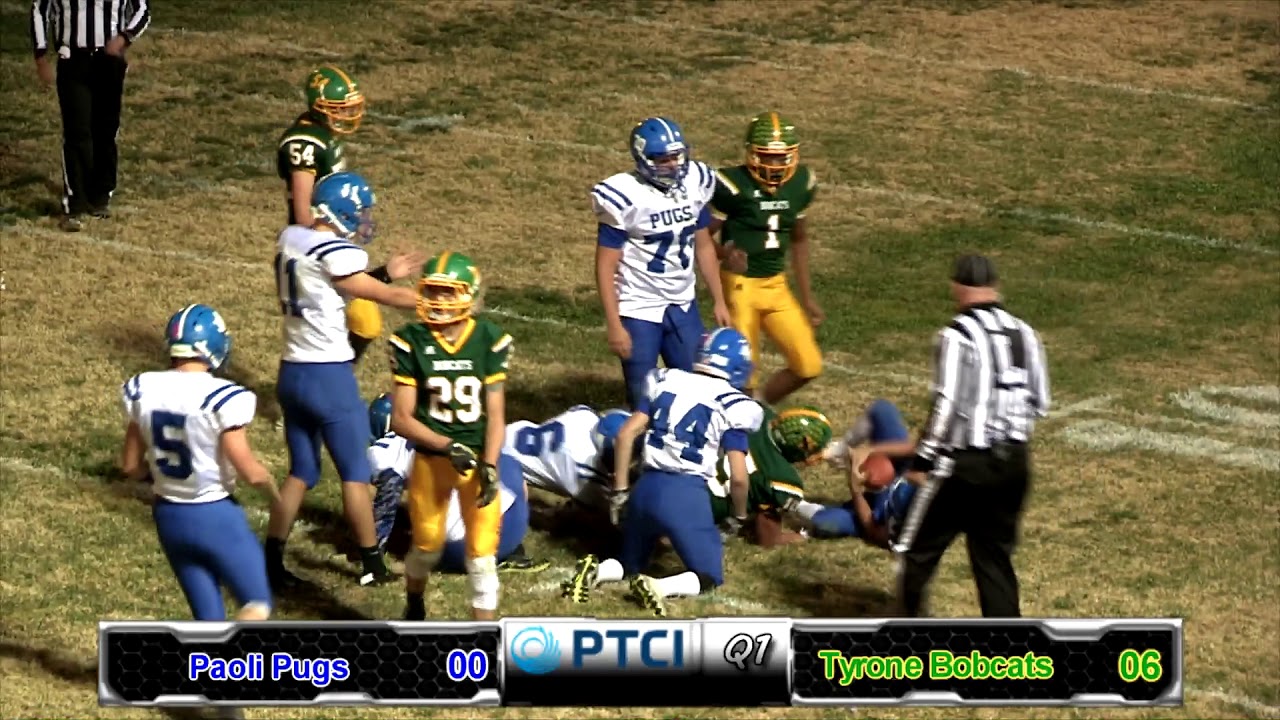 PTCI Football Paoli vs Tyrone 11-17-17 - YouTube
