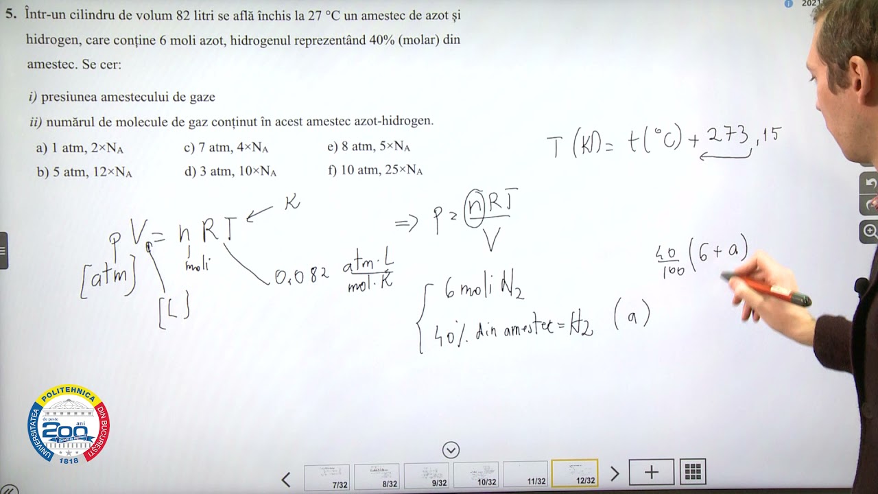 Chimie anorganică I Clasa a IX-a I Legea gazelor - YouTube