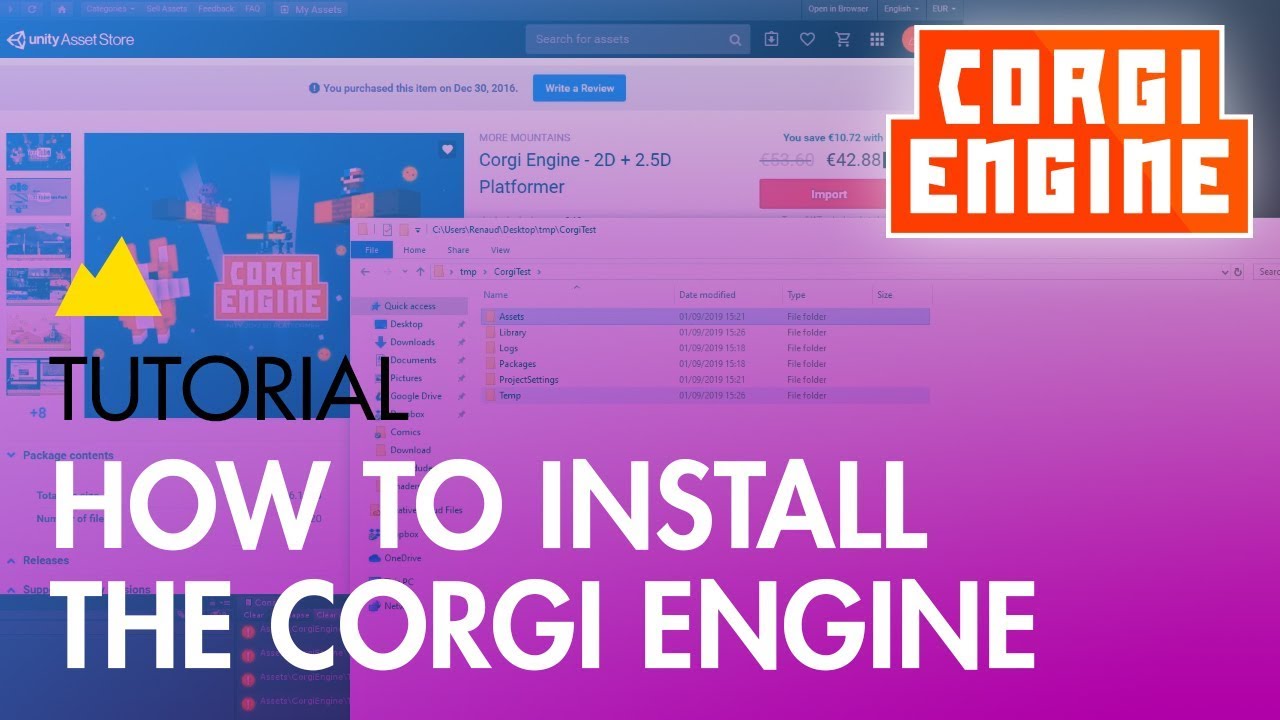Corgi Engine Tutorial : How to install? - YouTube