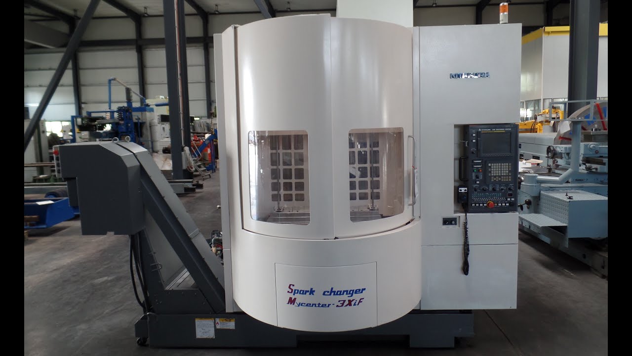 Kitamura Mycenter 3XiF Vertical CNC Machining Center - YouTube