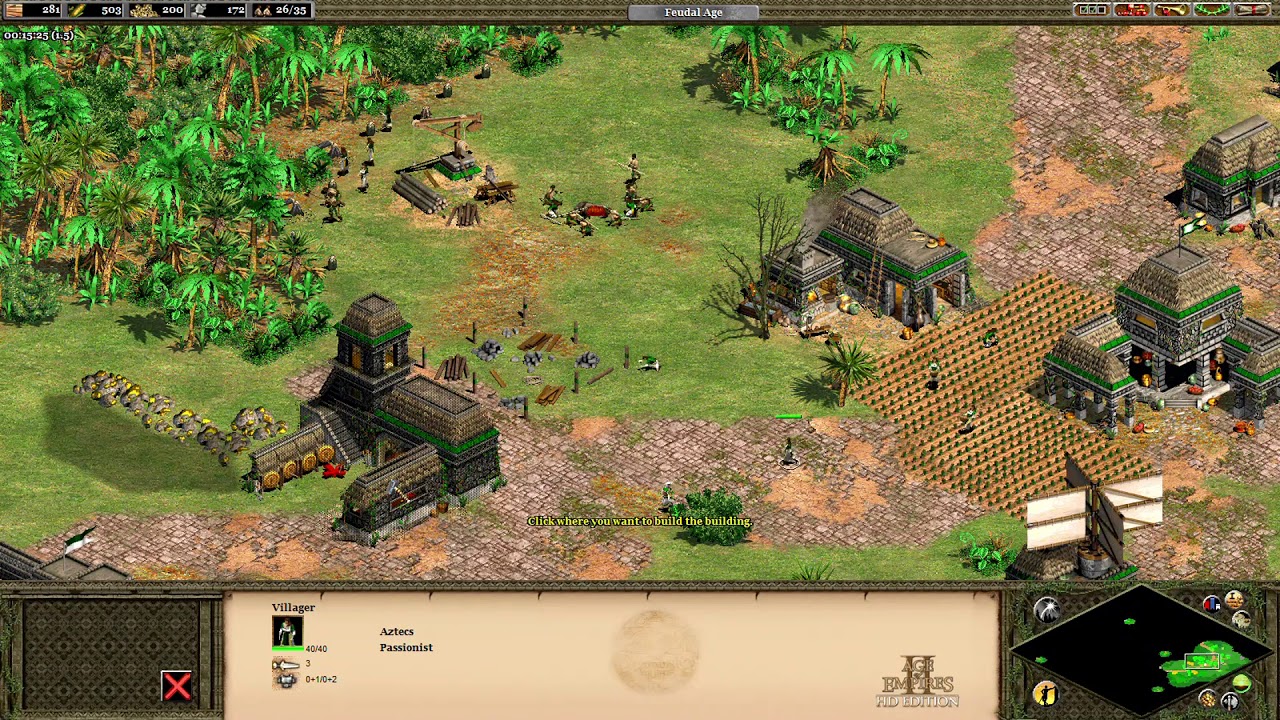 Age Of Empires 2 HD Montezuma Campaign 1. Reign of Blood - YouTube