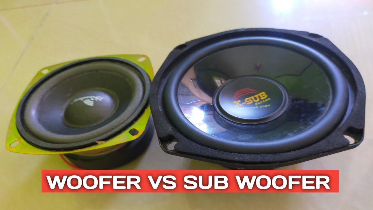 Pagkakaiba ng Woofer Speaker Vs Sub Woofer Speaker | Alamin - YouTube