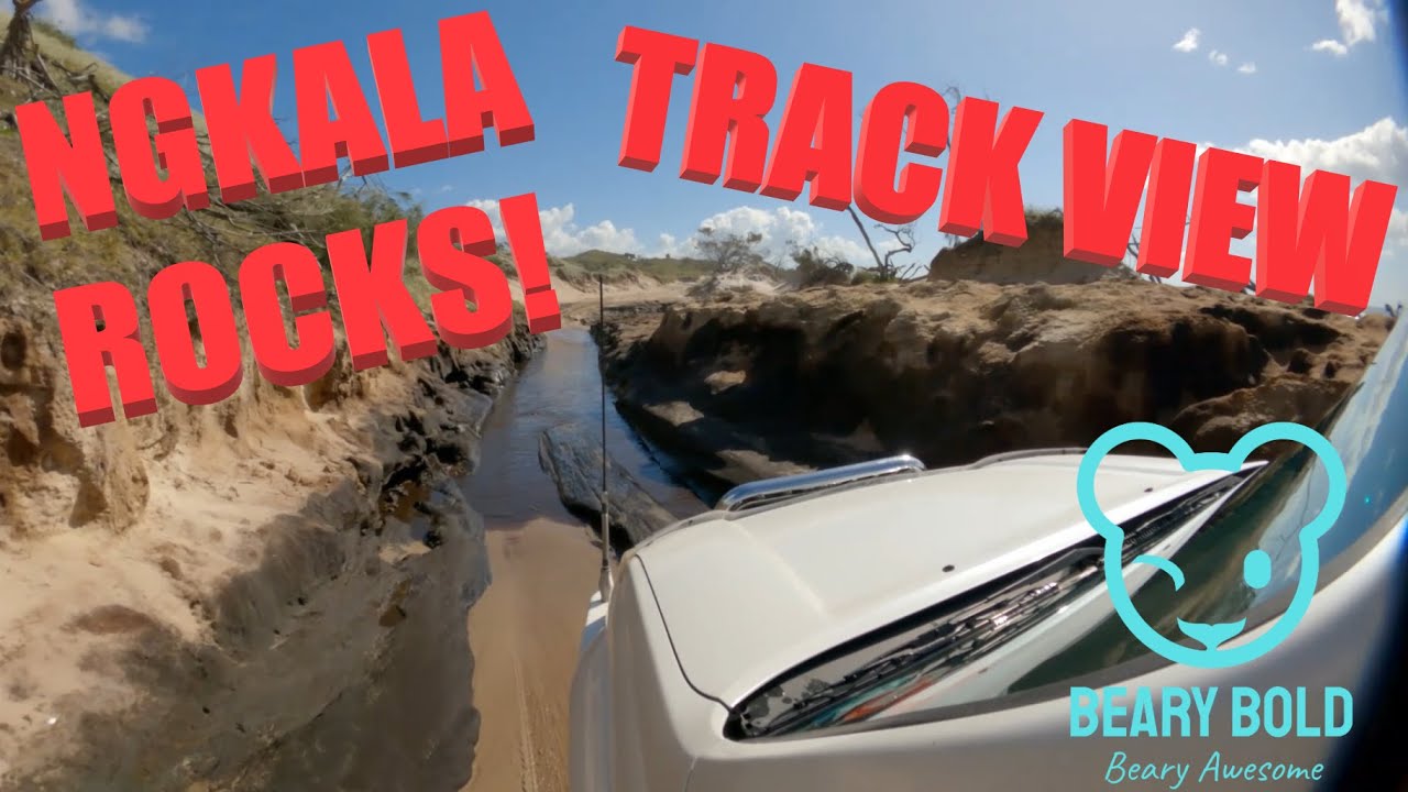 NGKALA ROCKS Track view (Heading north) FRASER ISLAND 4x4 July 2021 ...