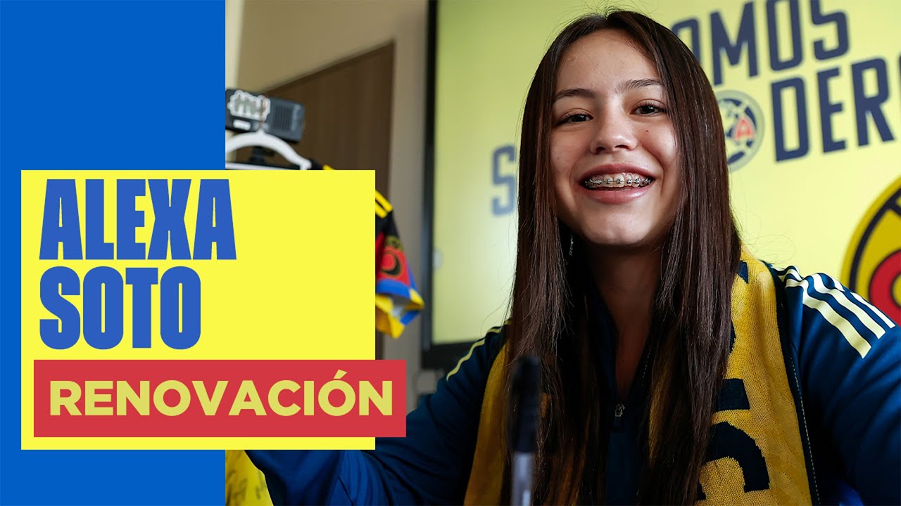 Alexa Soto renueva con el Club América Femenil | Entrevista exclusiva ...