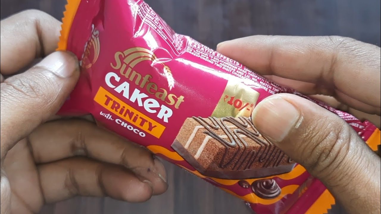 Sunfeast Caker Trinity with choco || yummy Mouth watering ||ASMR - YouTube