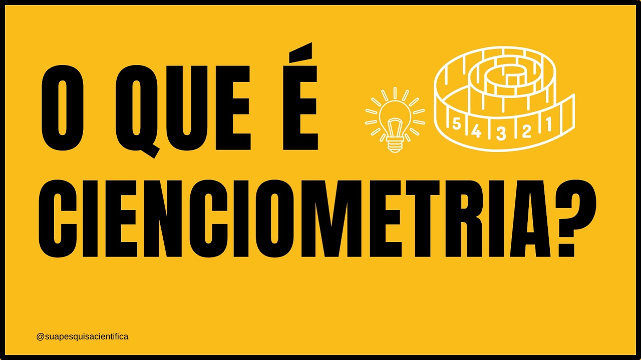 O que é cienciometria? - YouTube