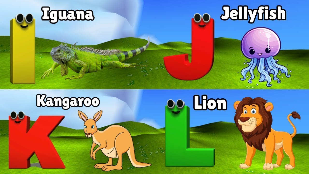 Alphabet Animals Song | Learn the ABC Alphabet Animals Song for Kids ...