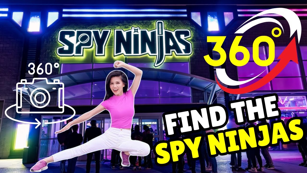 Find the hidden Spy Ninjas in 360 view! - YouTube