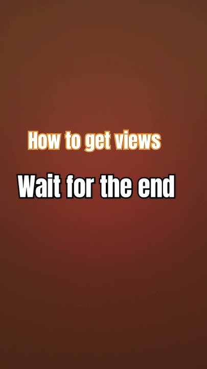 Free views tutorial - YouTube