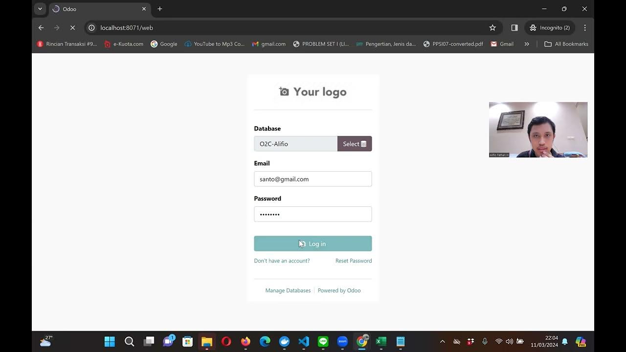 Tutorial Odoo O2C - Service - YouTube