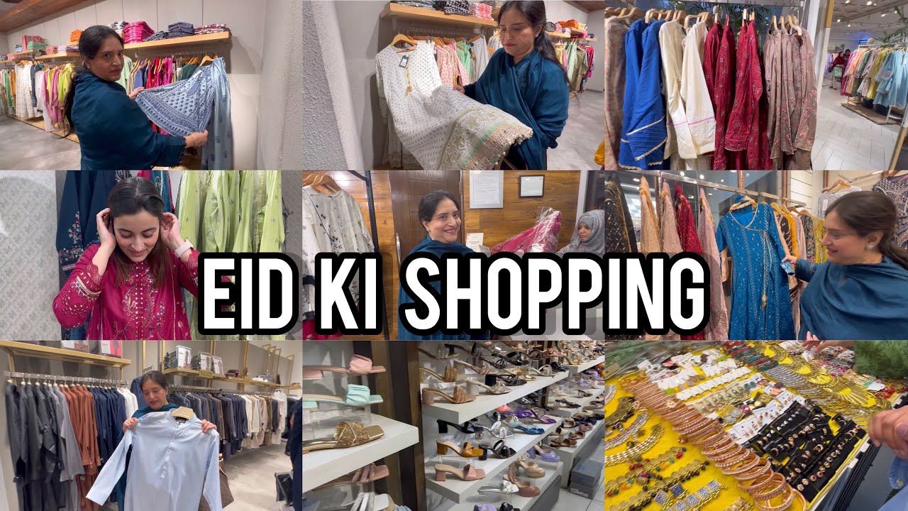 BACHON KO KARWAYI CHOTI EID KI SHOPPING - YouTube