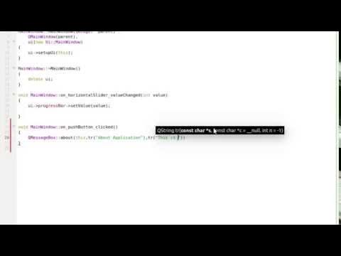 Tutorial Qt Designer 2 : QMessageBox and QPushButton - YouTube