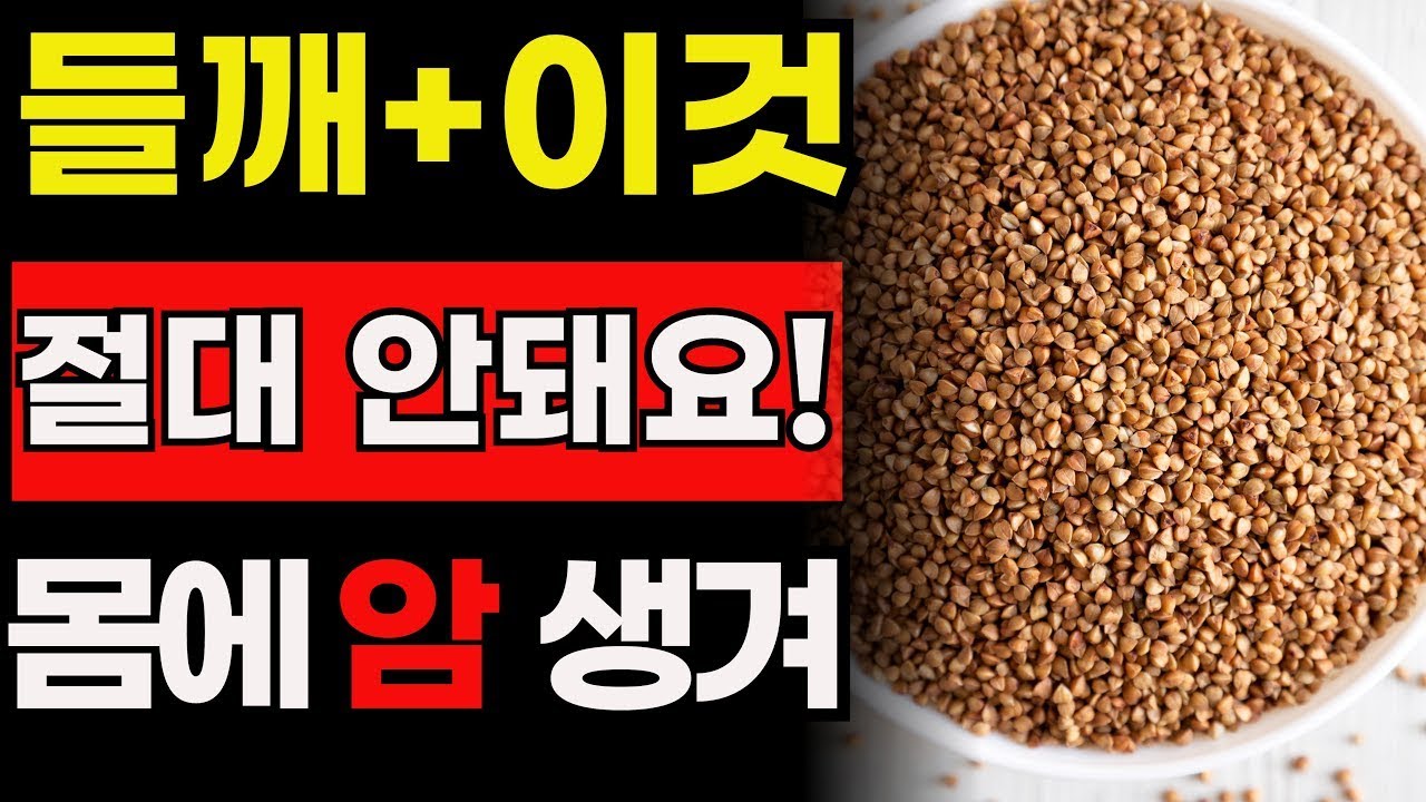 들깨와 절대로 같이 먹지마세요 암과 치매에 걸릴 수 있습니다 들깨와 같이 먹으면 보약보다 좋은 3가지와 관절염 무릎통증 싹