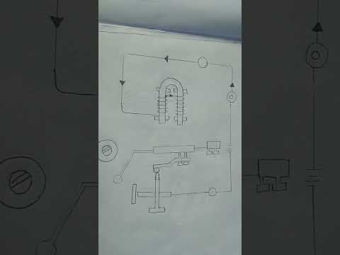 #recreation#working of electric bell diagram - YouTube