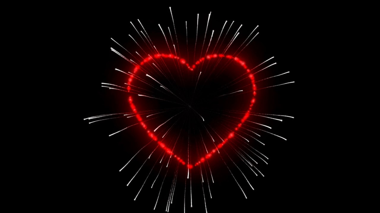 Red Heart after effect - free for use - Alpha channel - YouTube