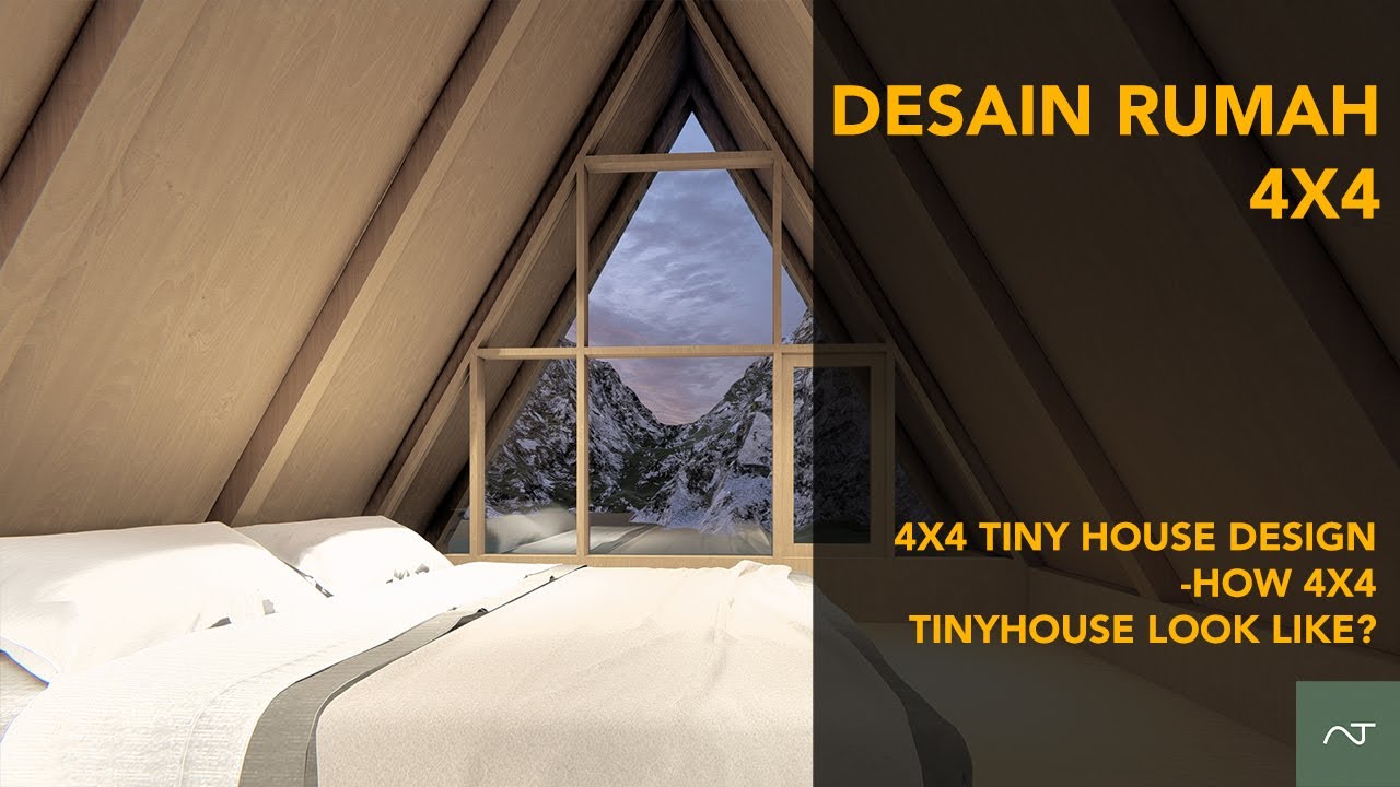 Desain Rumah 4x4-bagaimana desainrumah 4x4? / 4x4 tiny house design-how ...