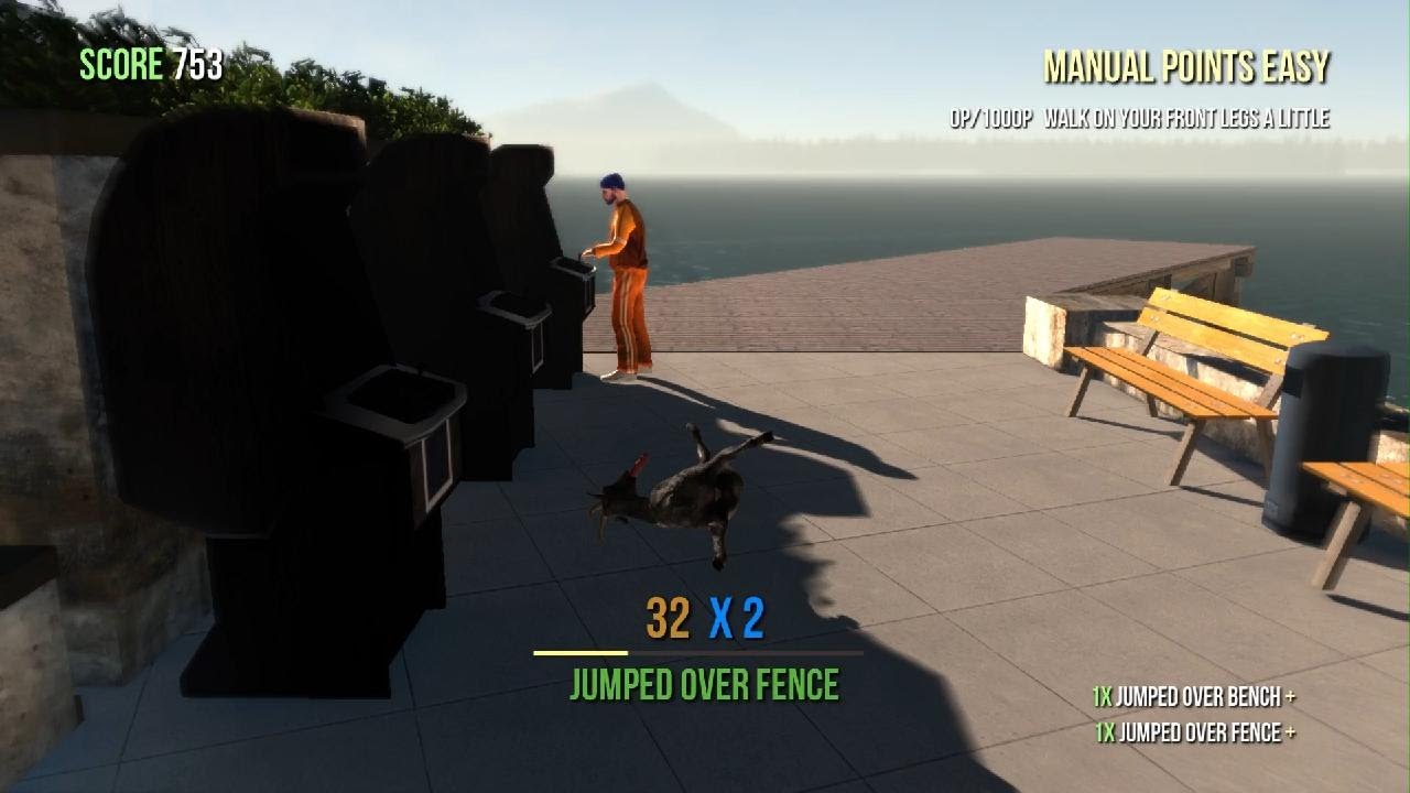 How to play arcade games in Goat sim - YouTube