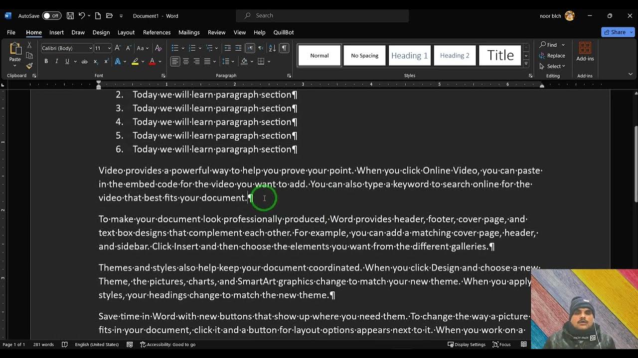 How to use Paragraph group in Microsoft Word - YouTube