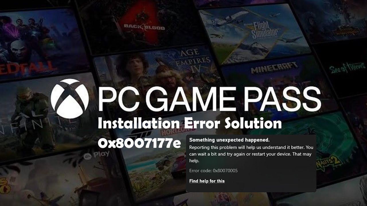 Fix Xbox PC Pass Installation Error - Easy Guide for Error Code ...