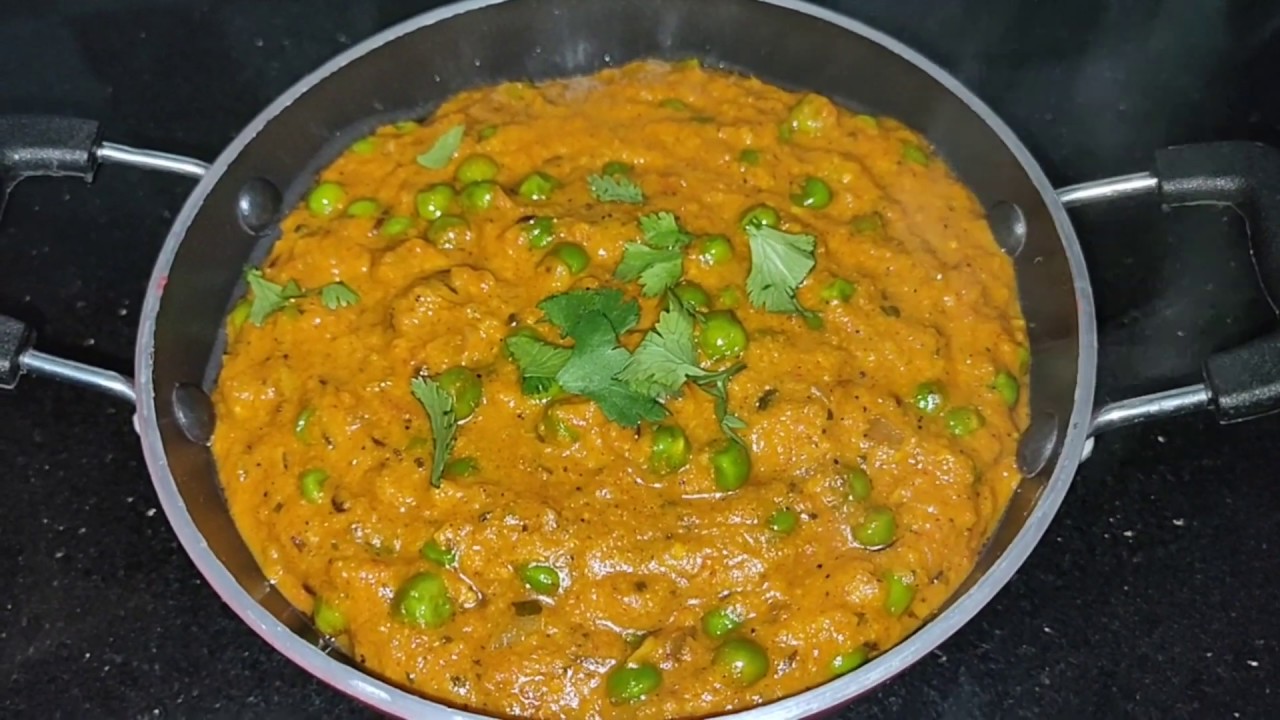 Matar Malai makhani masala, मटर मलाई मखनी - YouTube