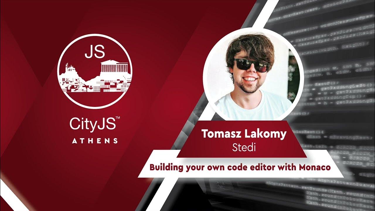 Building your own code editor with Monaco = Tomasz Łakomy - YouTube
