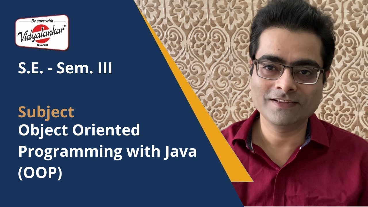 SE- Object Oriented Programming with Java (OOP) - Demo Lecture - YouTube