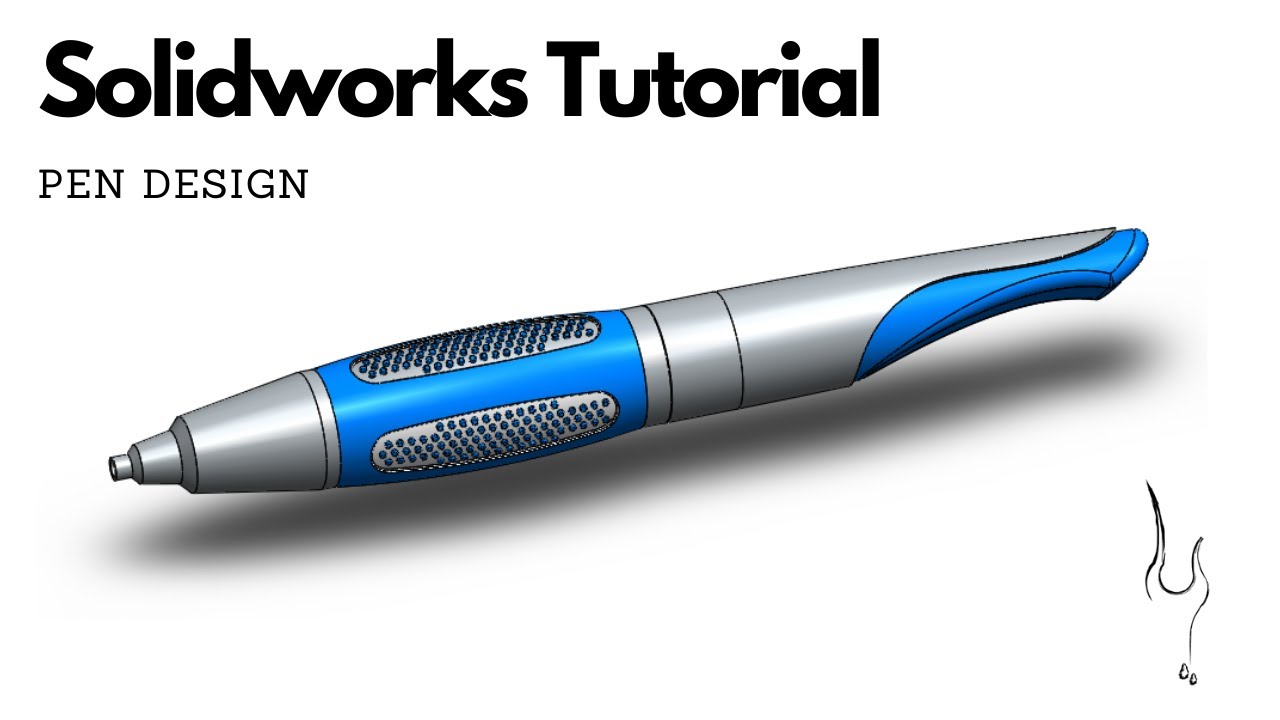 pen design in solidworks - YouTube