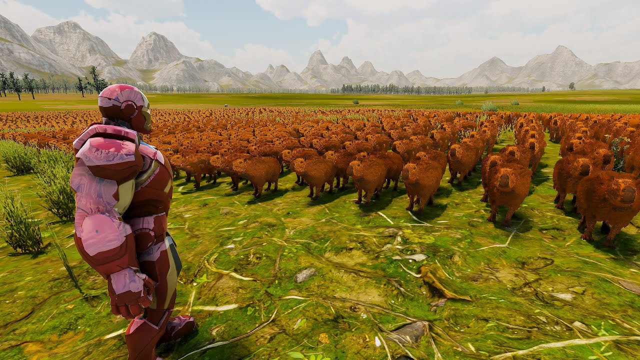 IRON MAN vs 10,000 CAPYBARA - Ultimate Epic Battle Simulator 2 | UEBS 2 ...