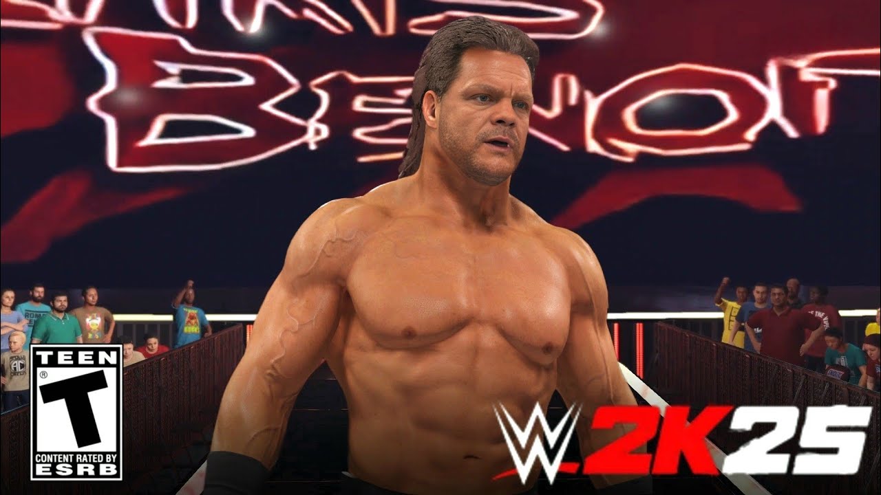 WWE 2K25 Chris Benoit DLC? (RIP) w/Long Hair Version, Entrance Theme ...