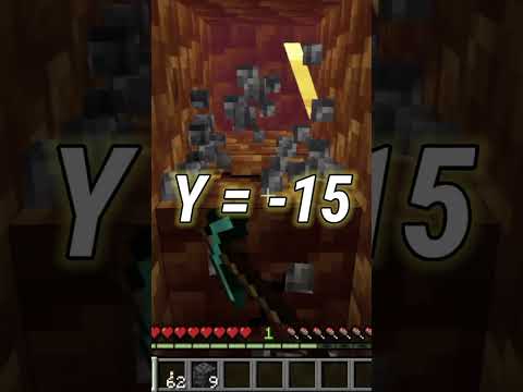 Best Y Coordinate To Find Every Ore In Minecraft - YouTube