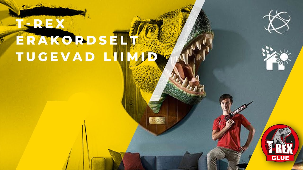 T-REX erakordselt tugevad liimid - YouTube