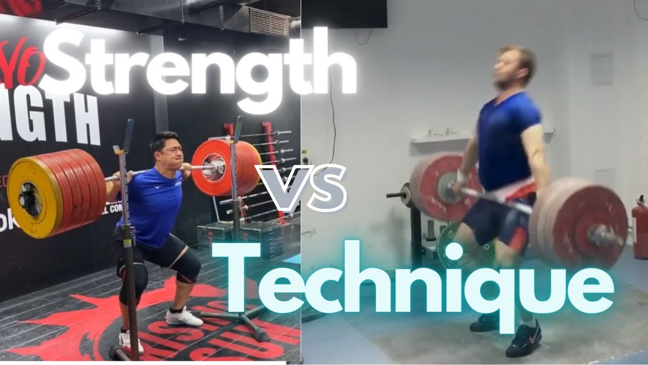 Strength Vs Technique in Weightlifting - YouTube