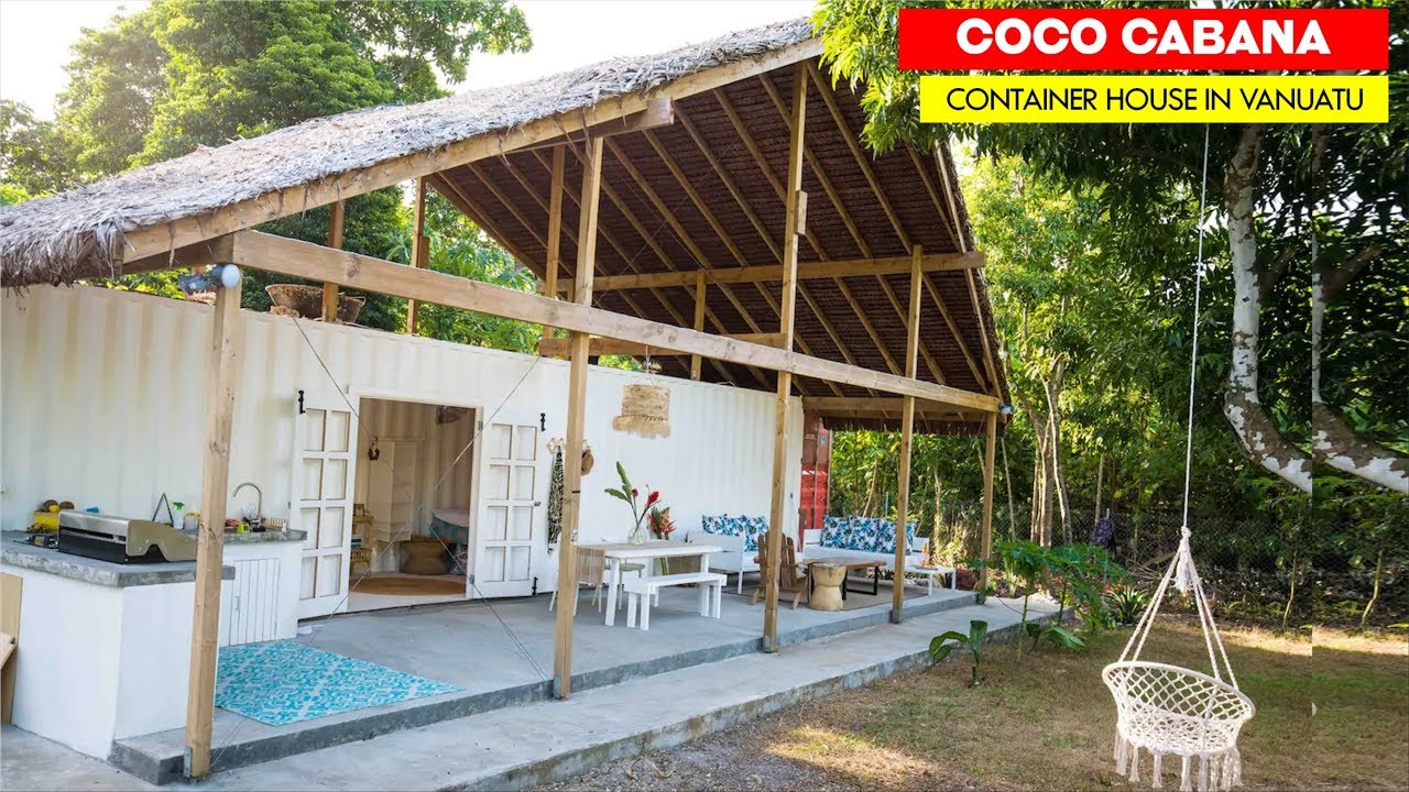 Coco Cabana Funky Container House in Port Vila, Vanuatu - YouTube