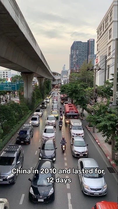 Longest traffic jam in world | 97 kilometres jam in china - YouTube