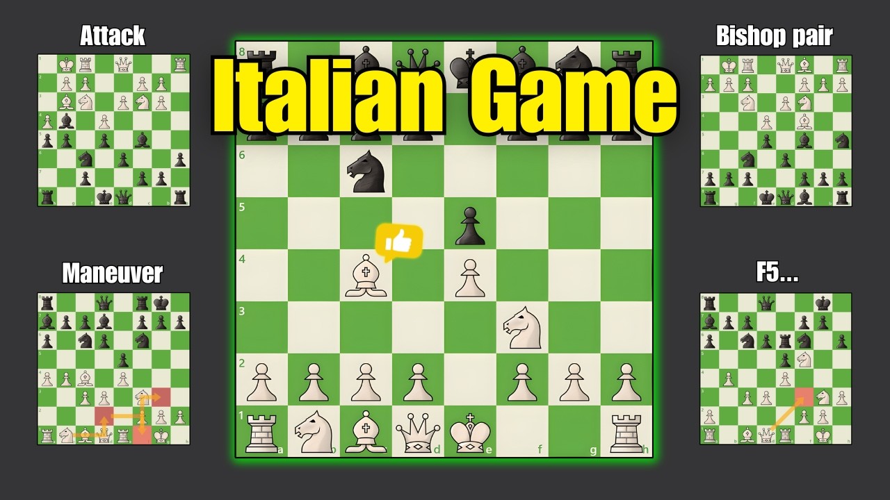 25 Must-Know Ideas in The Italian Game (Beginner → Master) - YouTube