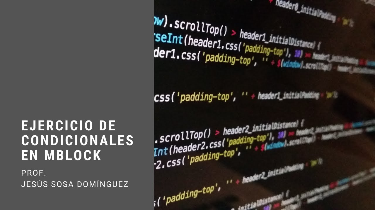 Condicionales con mBlock - YouTube