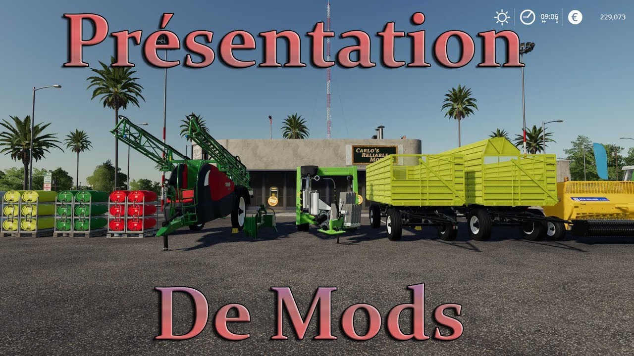 ( XBOX - PC - PS4 ) FS19 / Présentation de Mods - YouTube
