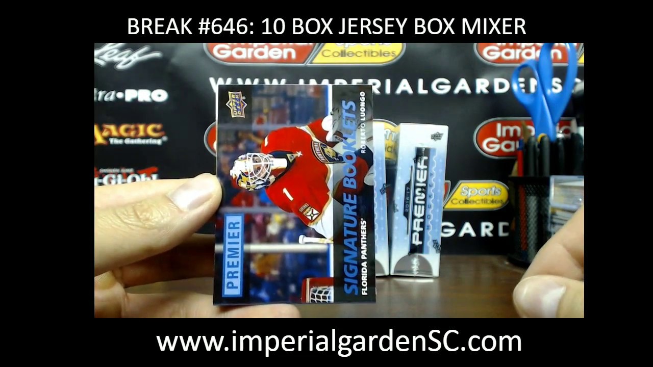 Case Break #646: 16-17 UD PREMIER 10 BOX MASTER CASE BREAK NHL - YouTube