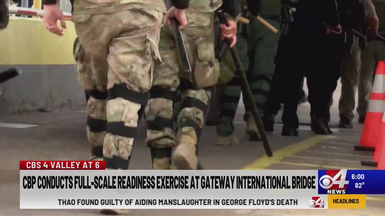 U.S. Customs and Border Protection full scale exercise - YouTube