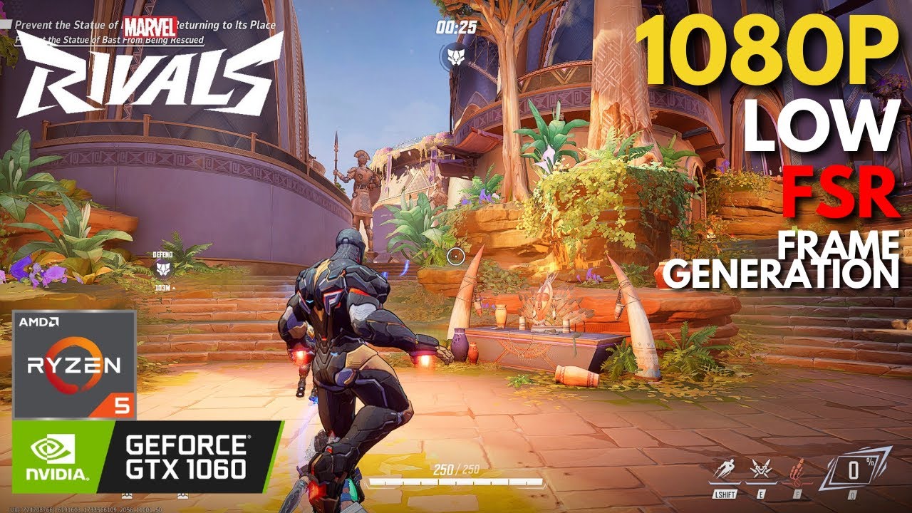 Marvel Rivals - GTX 1060 | All Settings + FSR & Frame Generation Tested ...