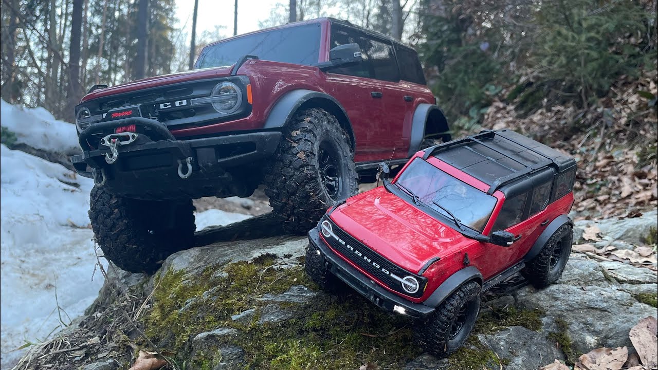 Trx4 bronco and trx4-m crawling adventure - YouTube