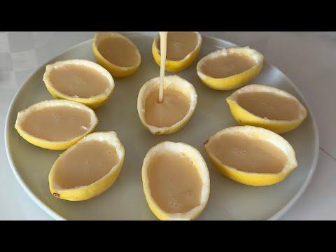 Bu tatlı yaza damgasını vuracak 📣5 dakikada Dünyanın En Kolay Limon Tatlısı Tarifi 😋🍋🍋‍🟩